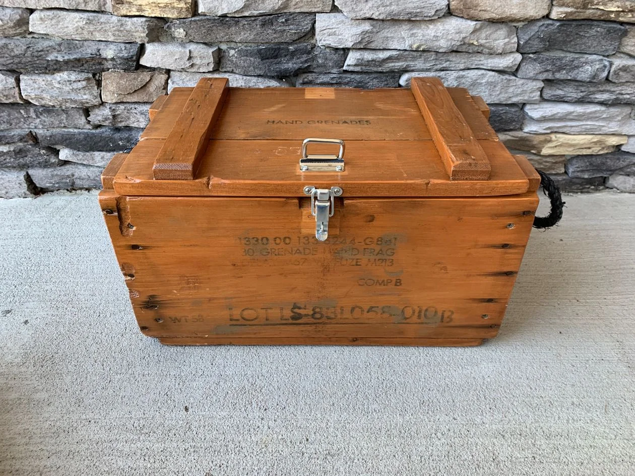 Ammodor Tactical Humidors | Ammo Can Cigar Humidors | Hand Grenade Wood ...